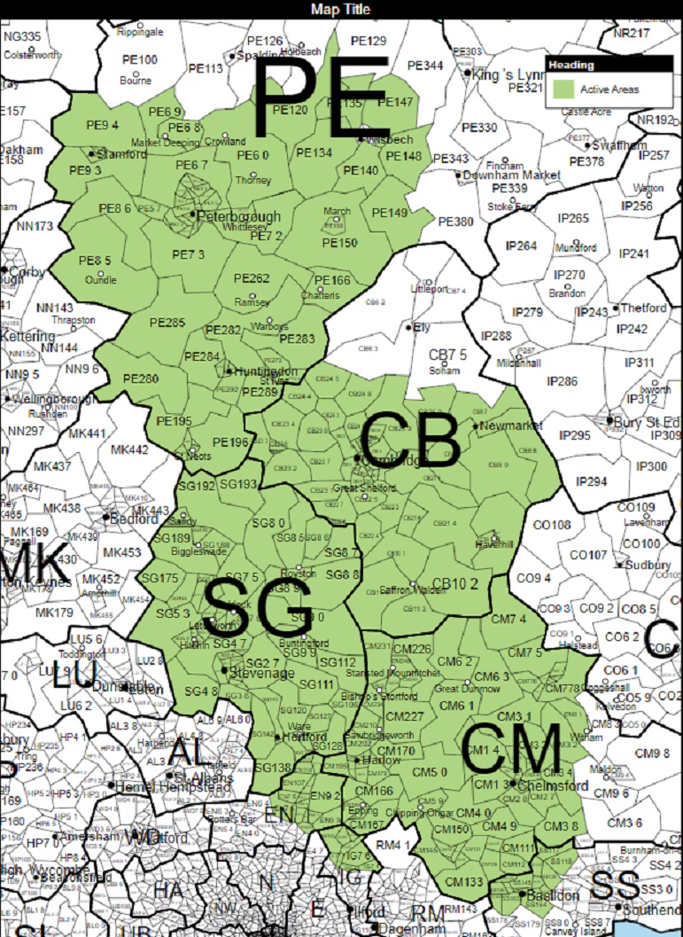 Area Covered - The Dent Men